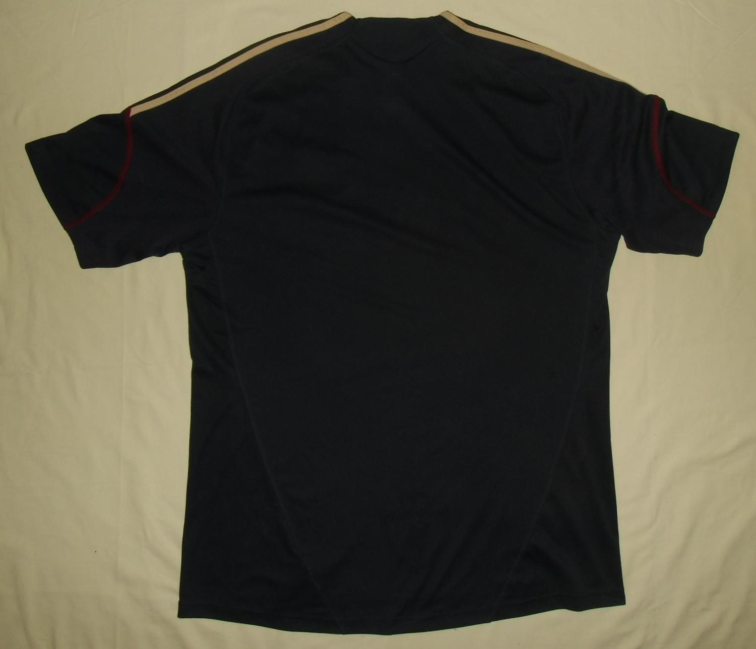 Liverpool Away football shirt 2009 - 2010. Sponsored by Carlsberg