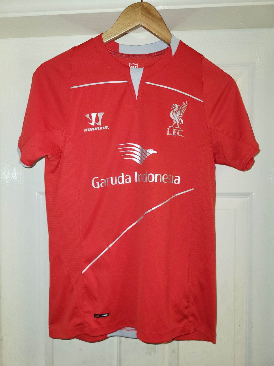 Liverpool Training/Leisure football shirt 2014 - 2015. Sponsored by ...