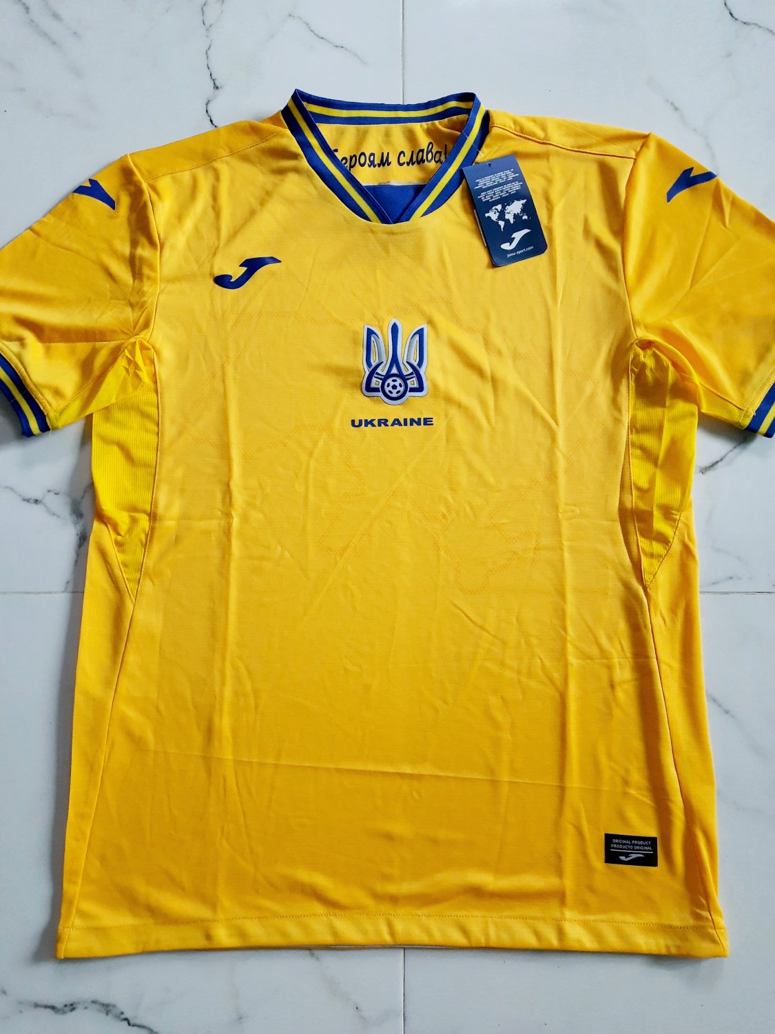 Ukraine Home baju bolasepak 2021 - 2023