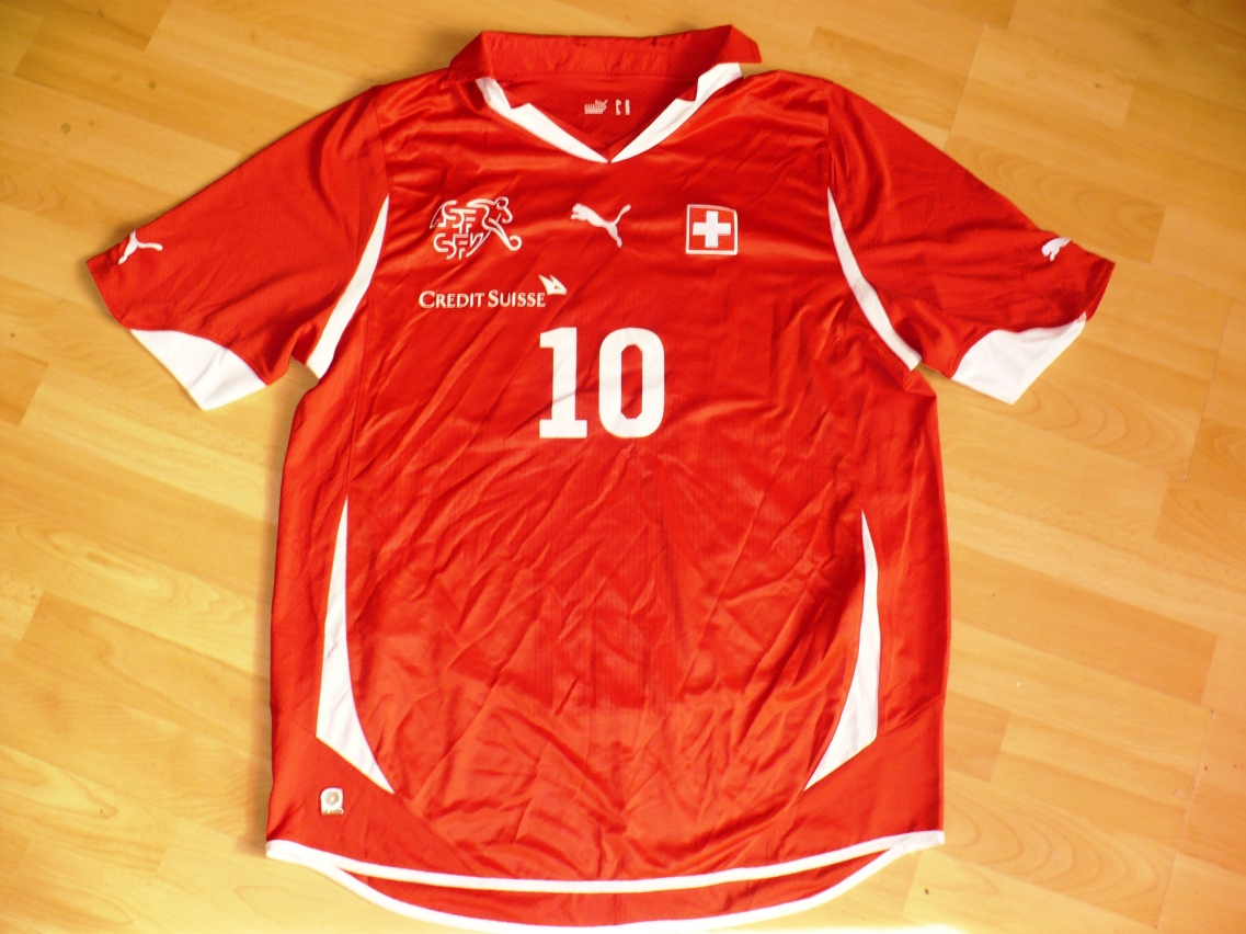 Switzerland Home football shirt 2010 - 2012