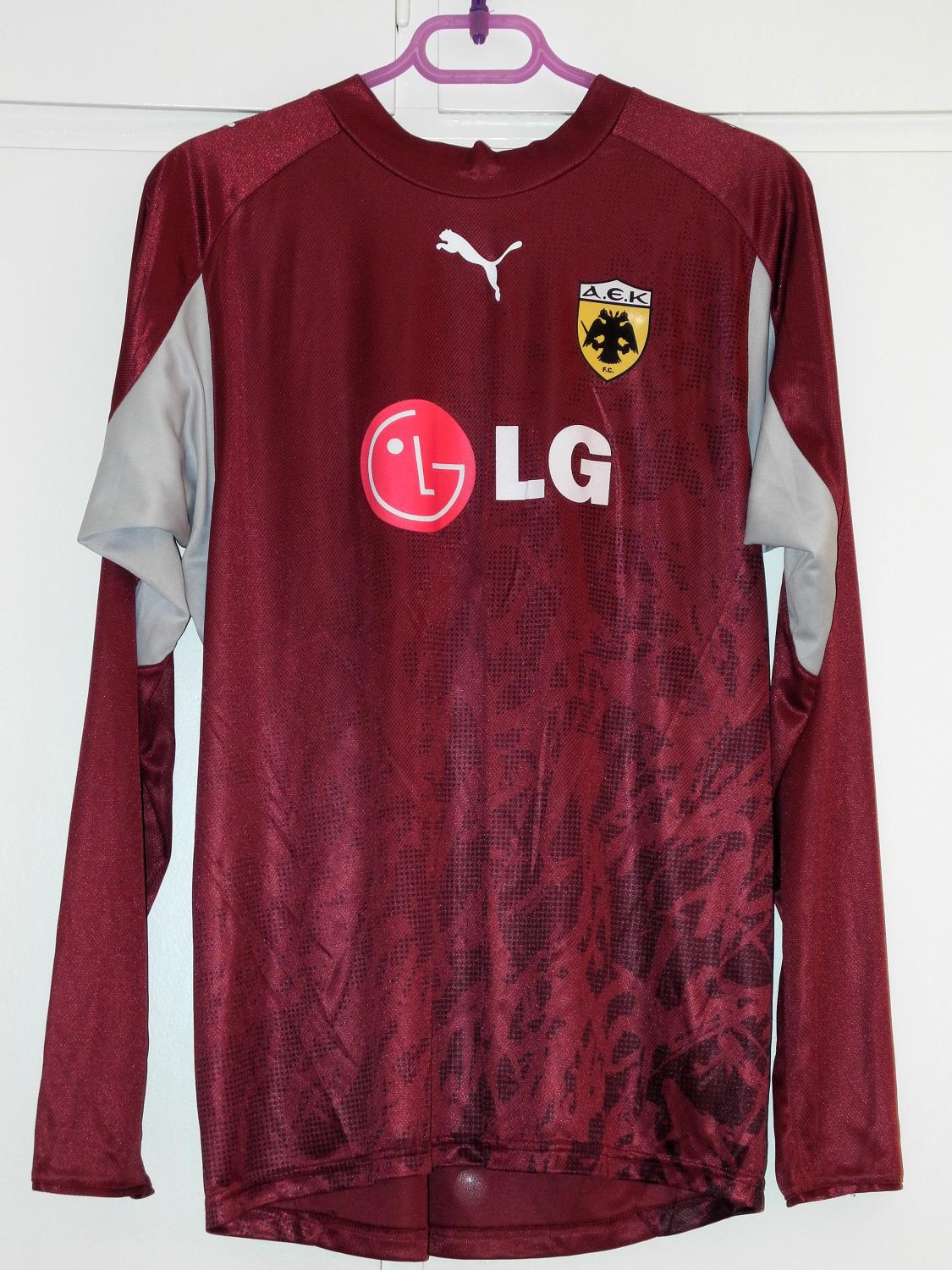 AEK Athens Goalkeeper football shirt 2007 - 2008