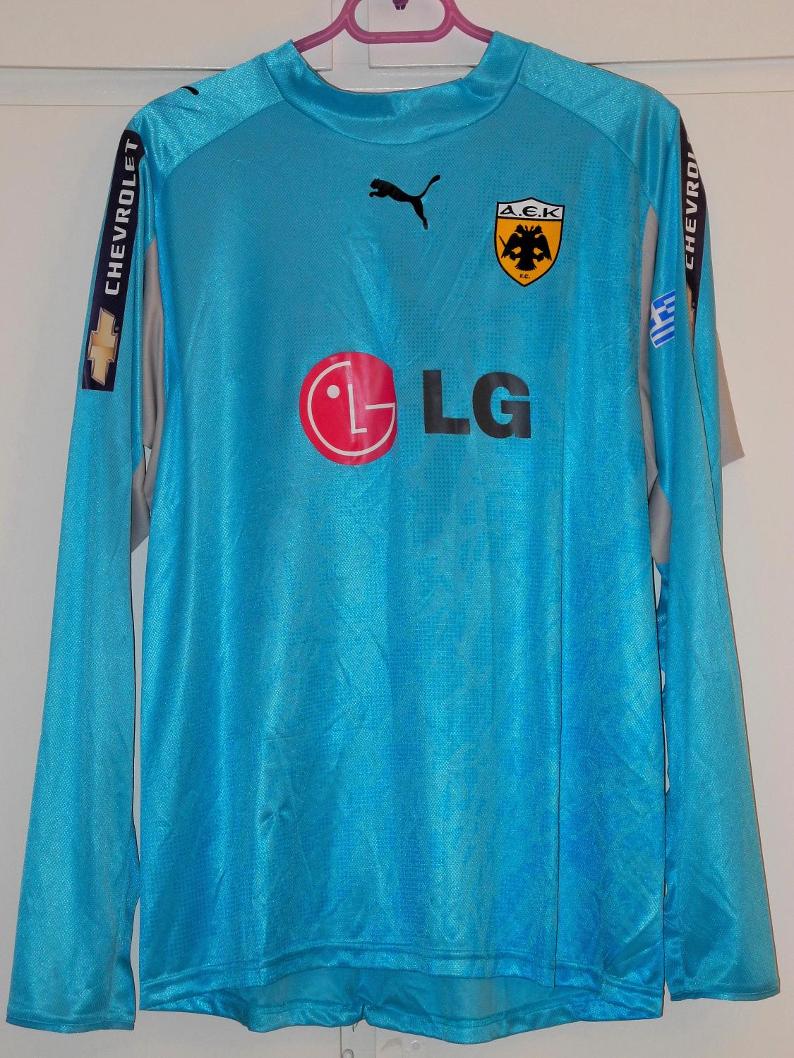 AEK Athens Goalkeeper football shirt 2007 - 2008