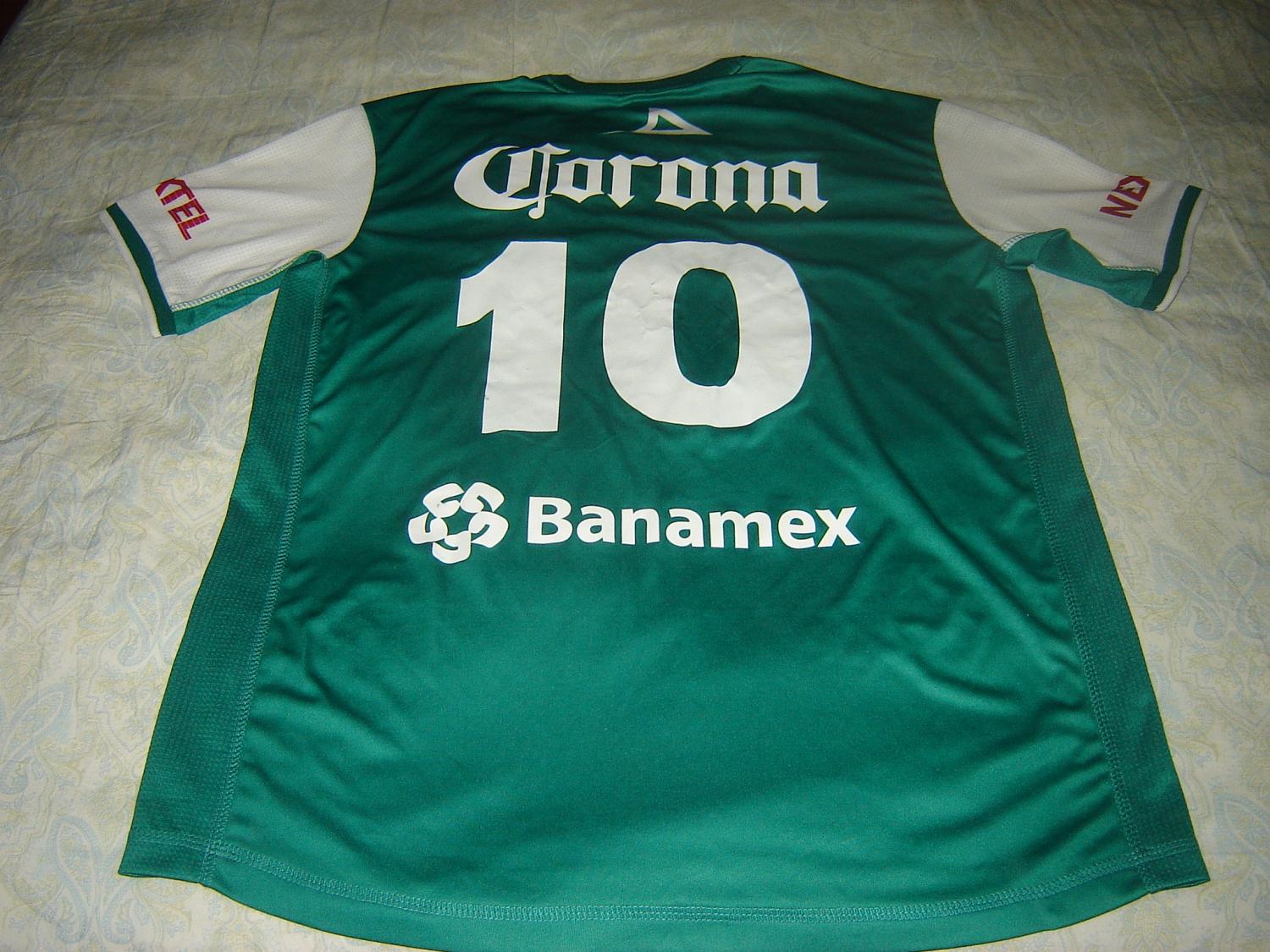 Leon Home Camiseta de Fútbol 2011 - 2012. Sponsored by Caja Popular ...