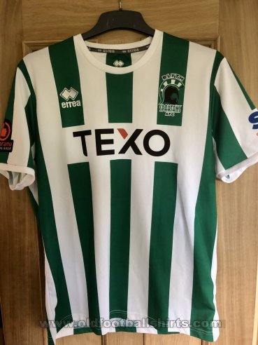 Blyth Spartans Home football shirt 2022 - 2023. Sponsored by Texo