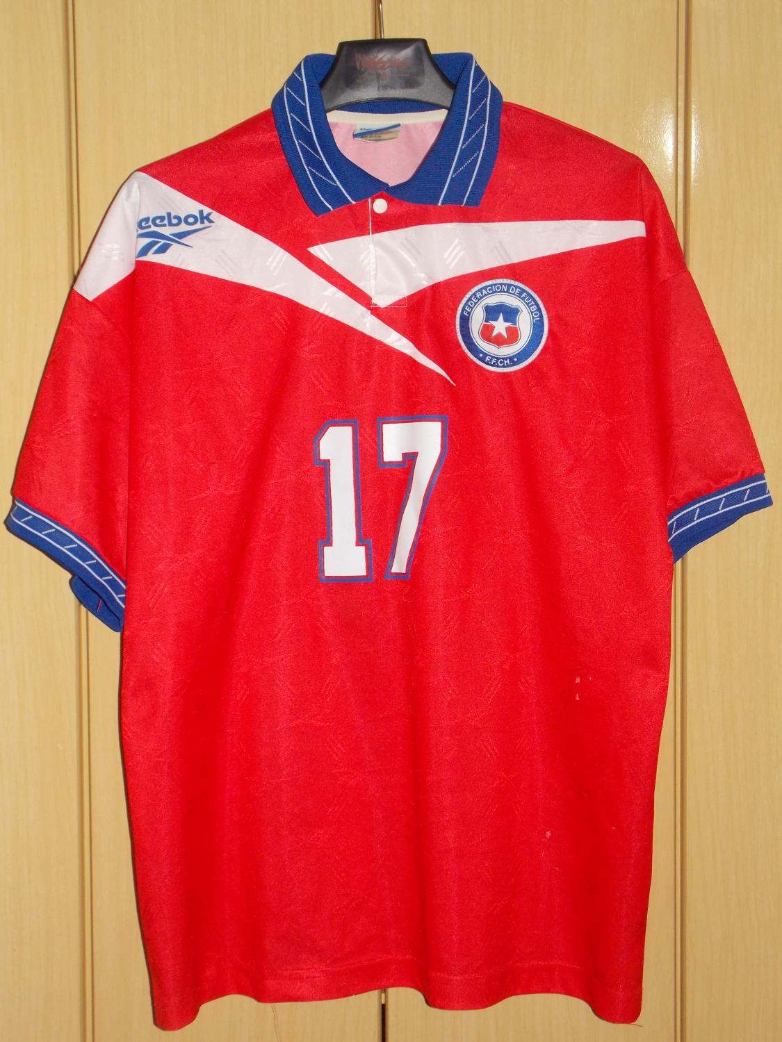 Chile Home Fußball-Trikots 1997 - 1998.