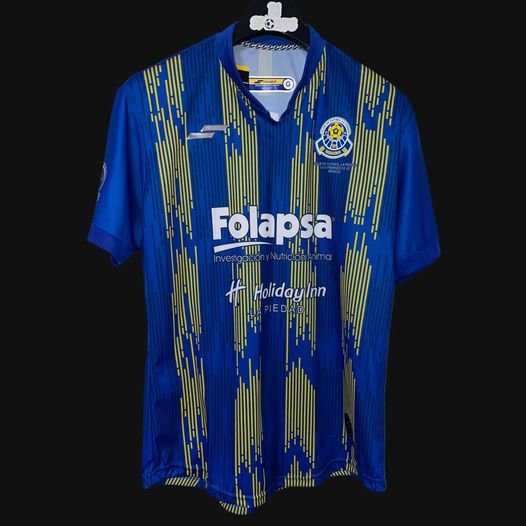 La Piedad Home Camiseta de Fútbol 2019 - 2020. Sponsored by Folapsa