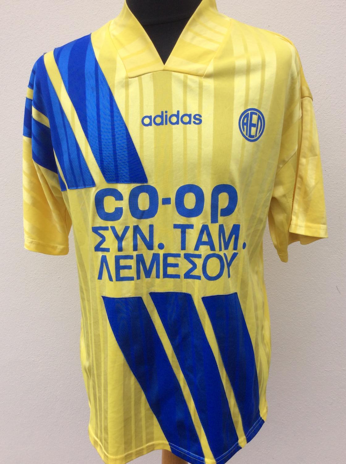 AEL Limassol Home football shirt 1994 - 1995
