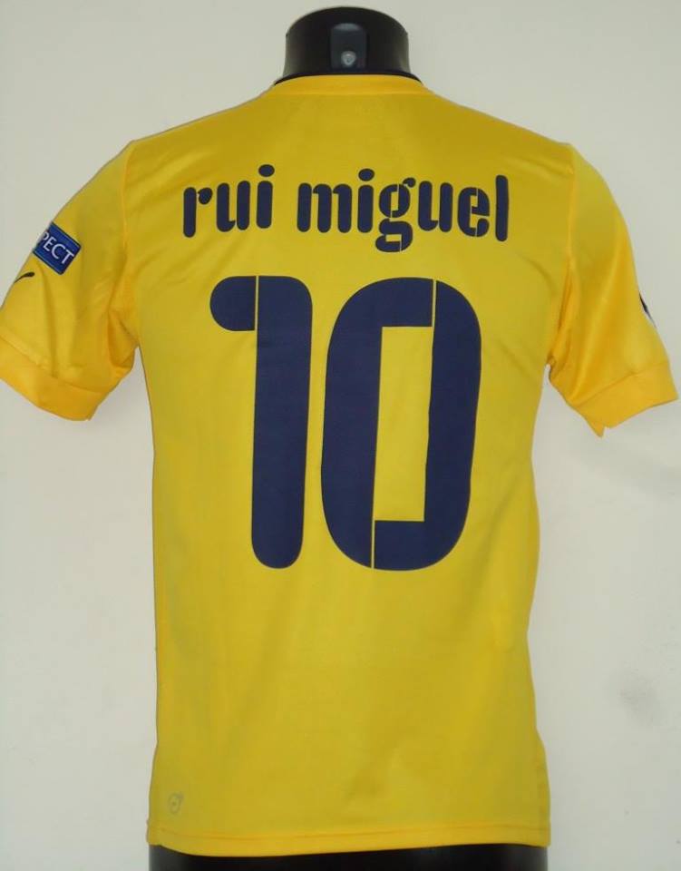 AEL Limassol Home football shirt 2012 - 2013. Sponsored by Cytavision