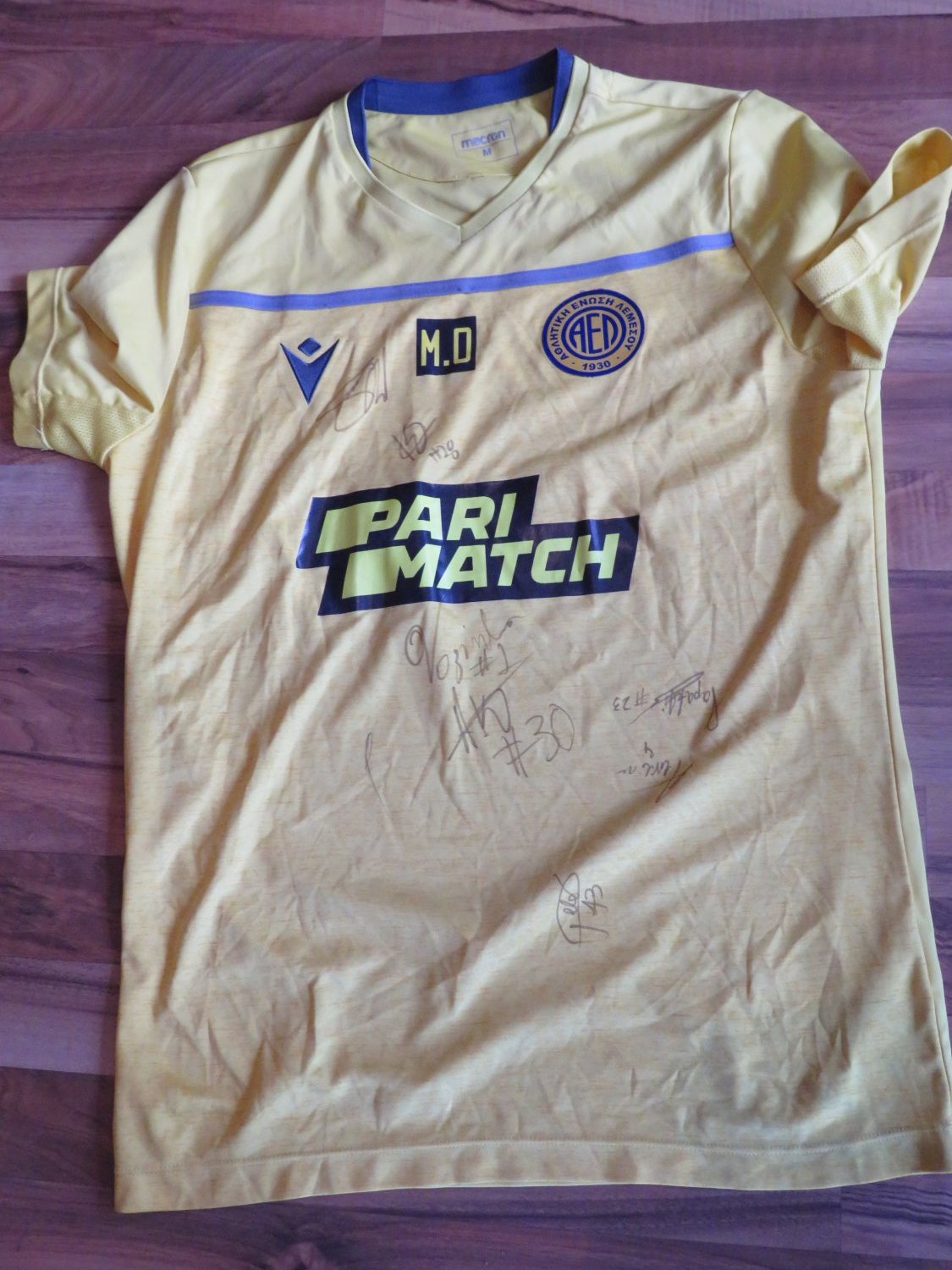 AEL Limassol Training/Leisure football shirt 2021 - ?. Sponsored by ...
