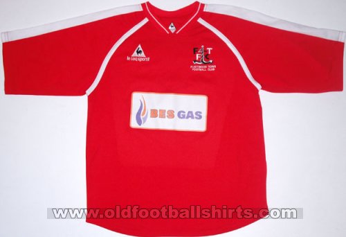Fleetwood Town Home football shirt 2005 - 2006. Sponsored by Bes Gas
