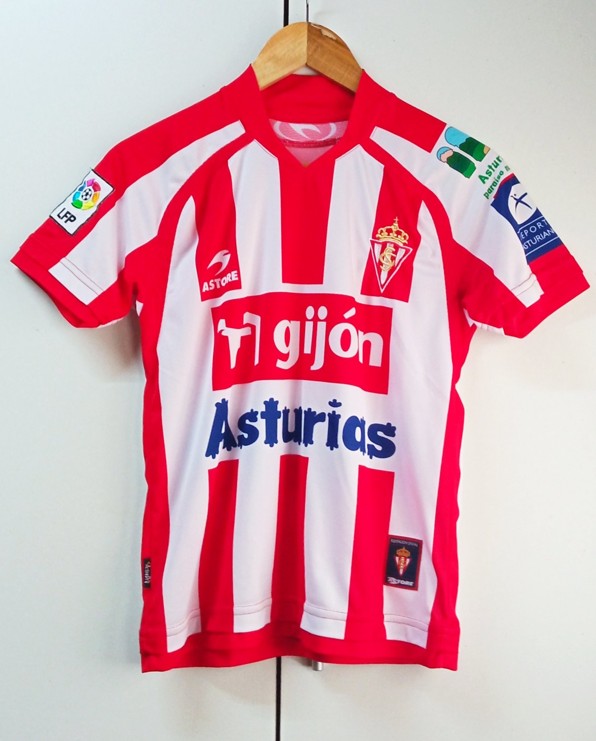Sporting Gijon Home Camiseta de Fútbol 2008 - 2009
