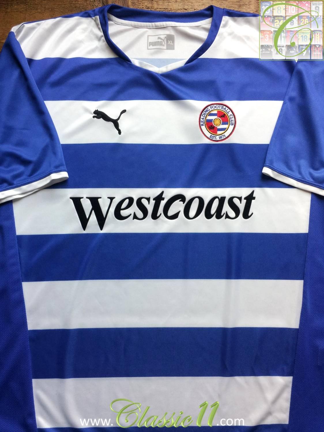 Reading Home football shirt 2004 - 2005. Sponsored by Westcoast