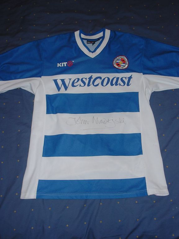 Reading Home football shirt 2001 - 2003. Sponsored by Westcoast