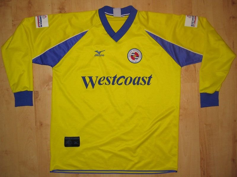 Reading Away football shirt 2000 - 2001. Sponsored by Westcoast