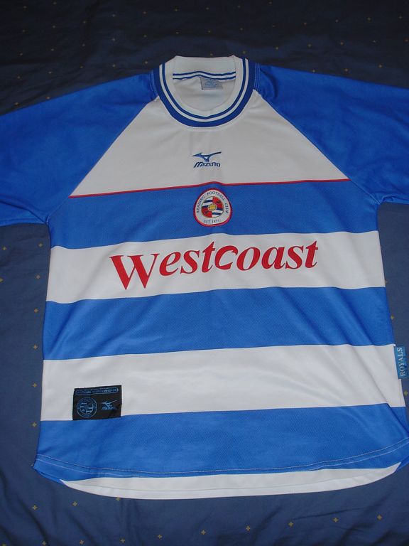 Reading Home football shirt 1999 - 2001. Sponsored by Westcoast