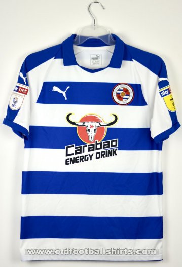 Reading Home football shirt 2018 - 2019. Sponsored by Carabao