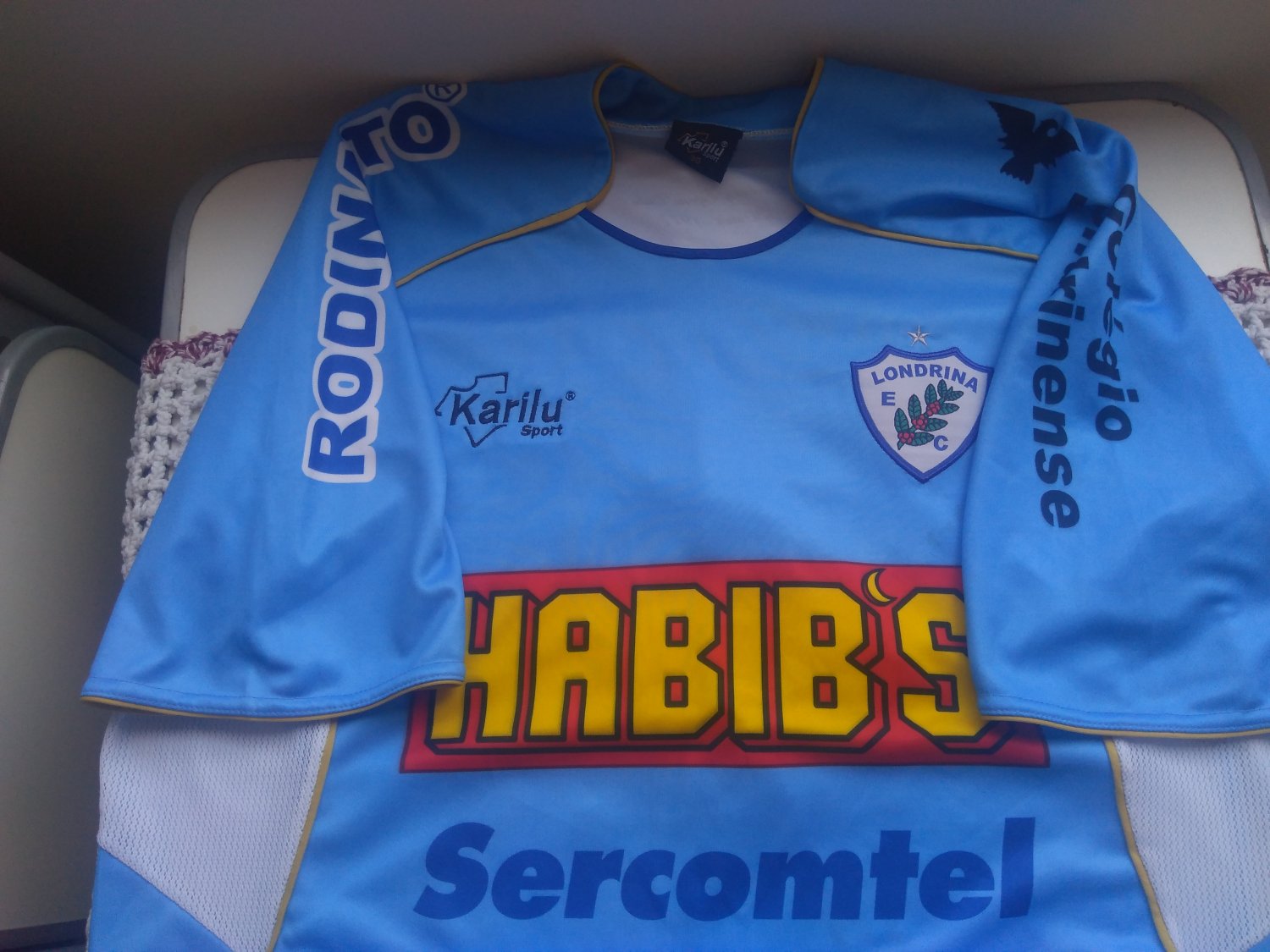 Londrina Esporte Clube Home football shirt 2006 - 2007. Sponsored by ...