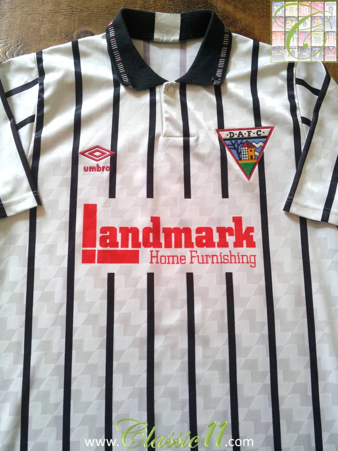 Dunfermline Athletic Home football shirt 1990 - 1992