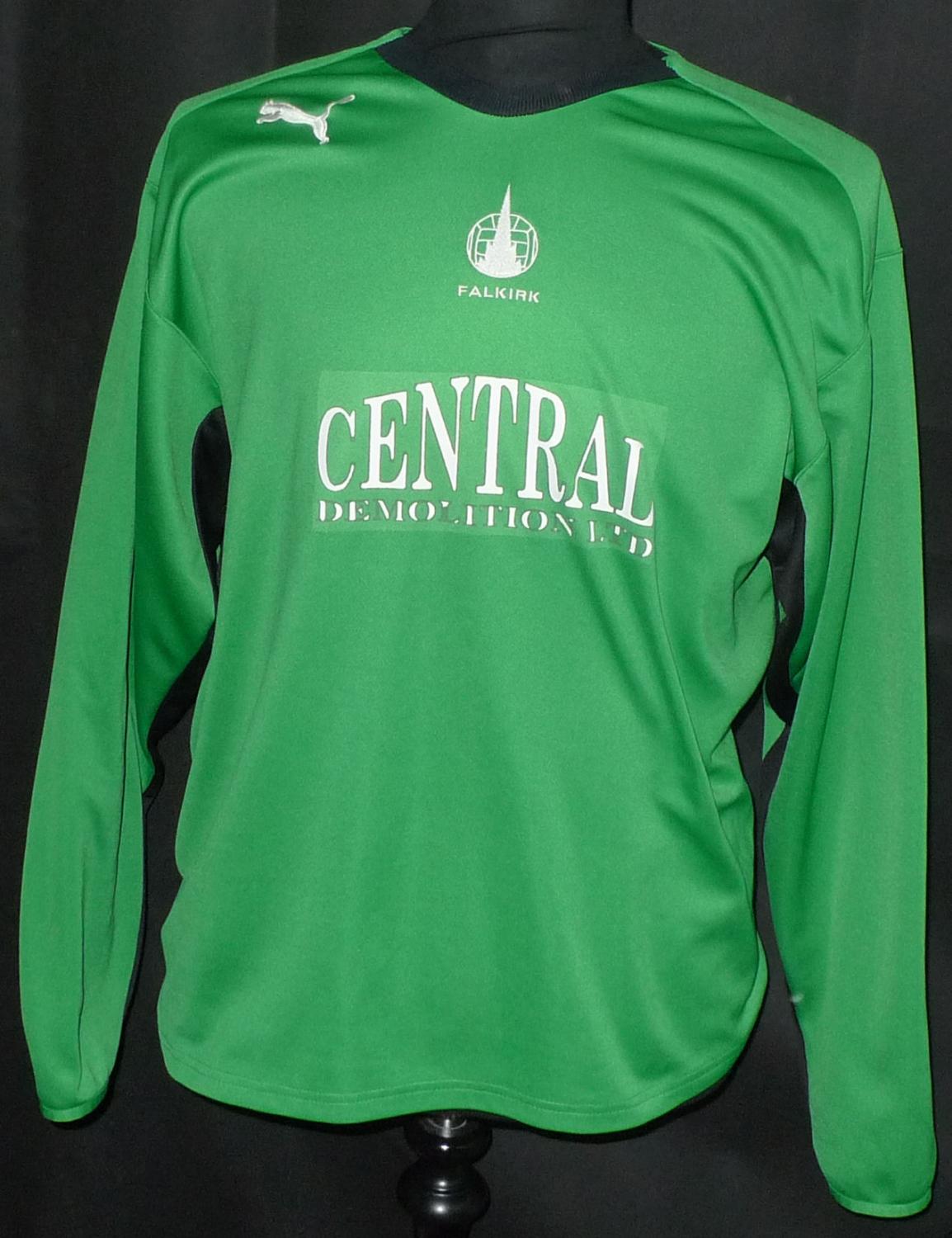 Falkirk Goalkeeper football shirt 2008 - 2009
