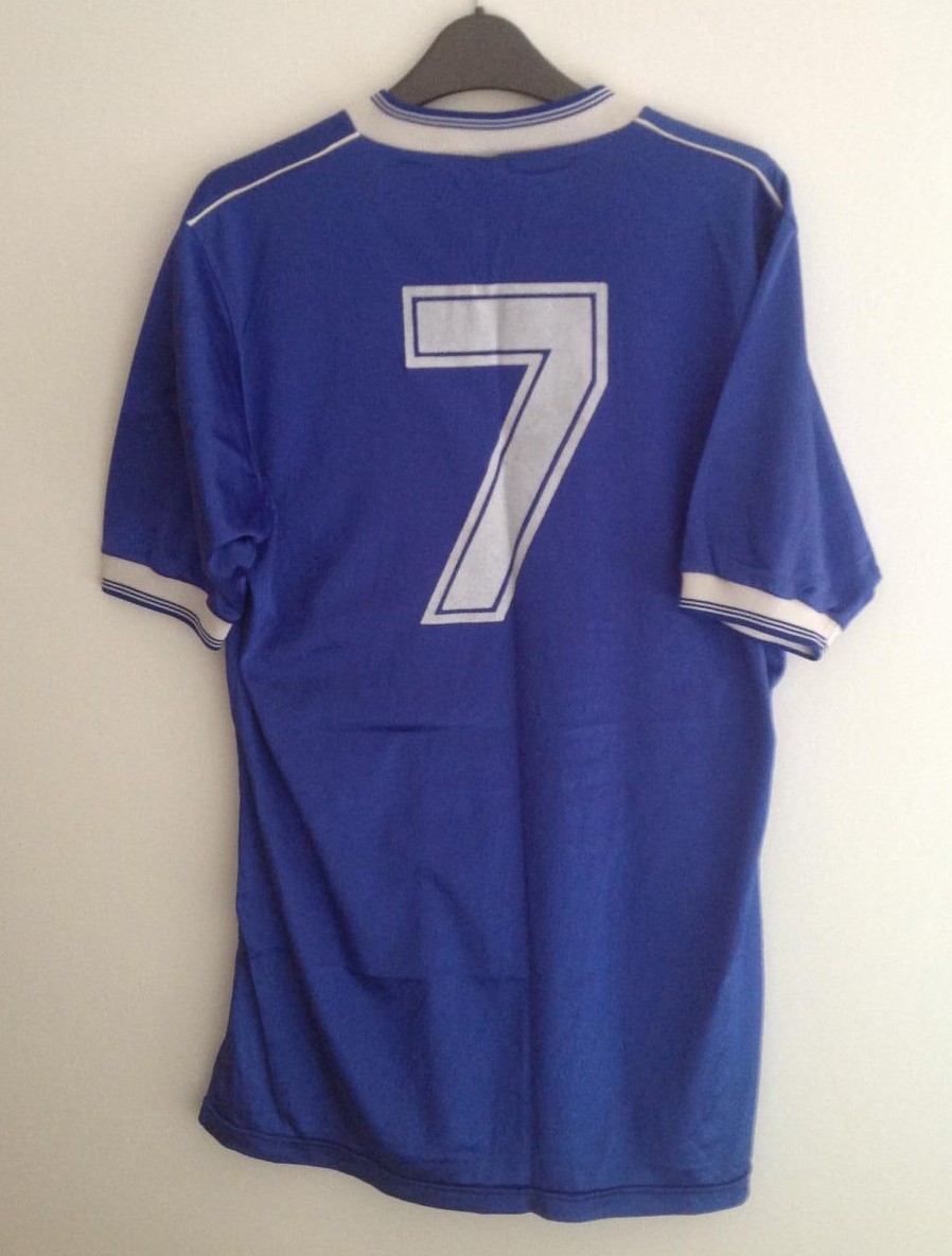 Rangers Home football shirt 1984 - 1987. Sponsored by CR Smith