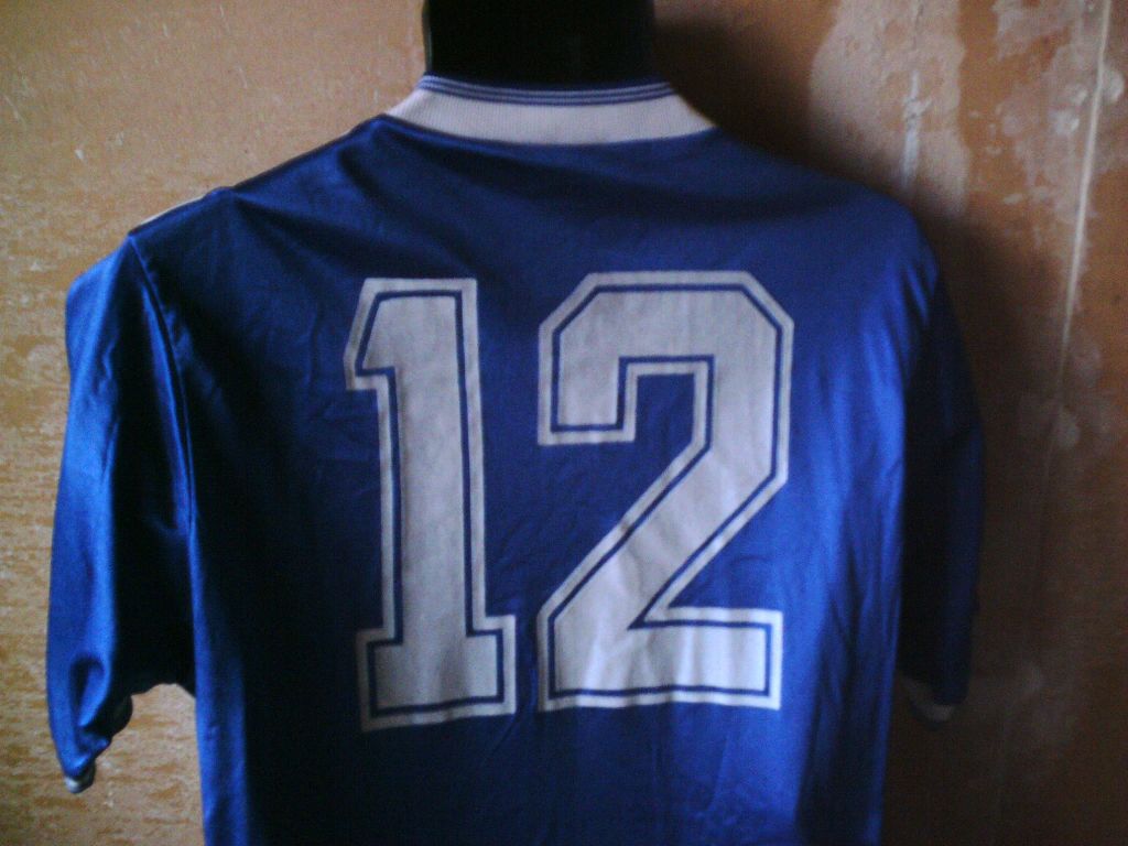 Rangers Home football shirt 1984 - 1987. Sponsored by CR Smith