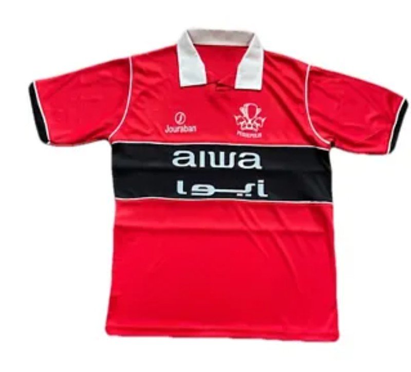 Persepolis Home football shirt 1999 - 2000. Sponsored by Aiwa