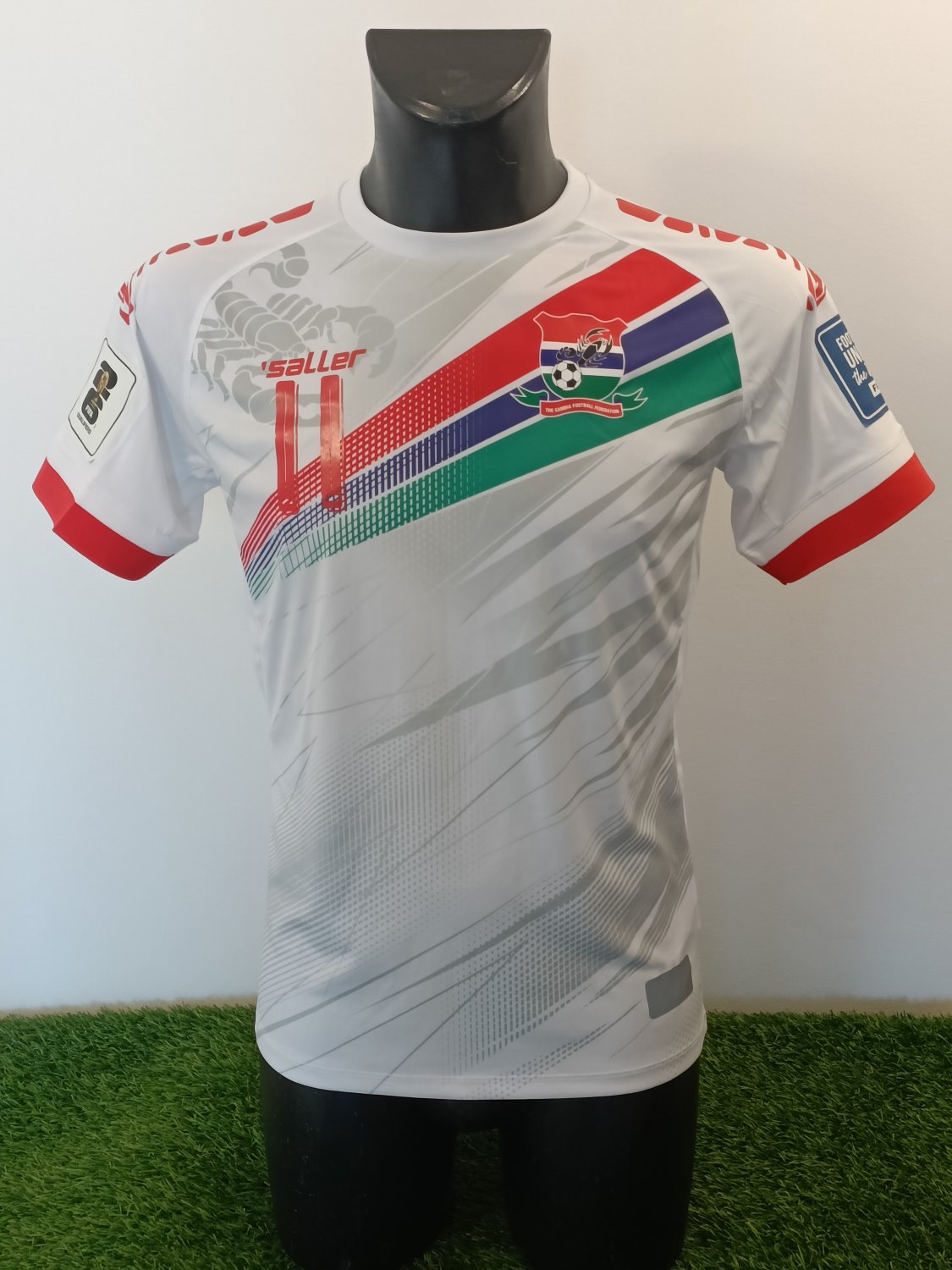 Gambia Borta fotbollströja 2022 - 2024