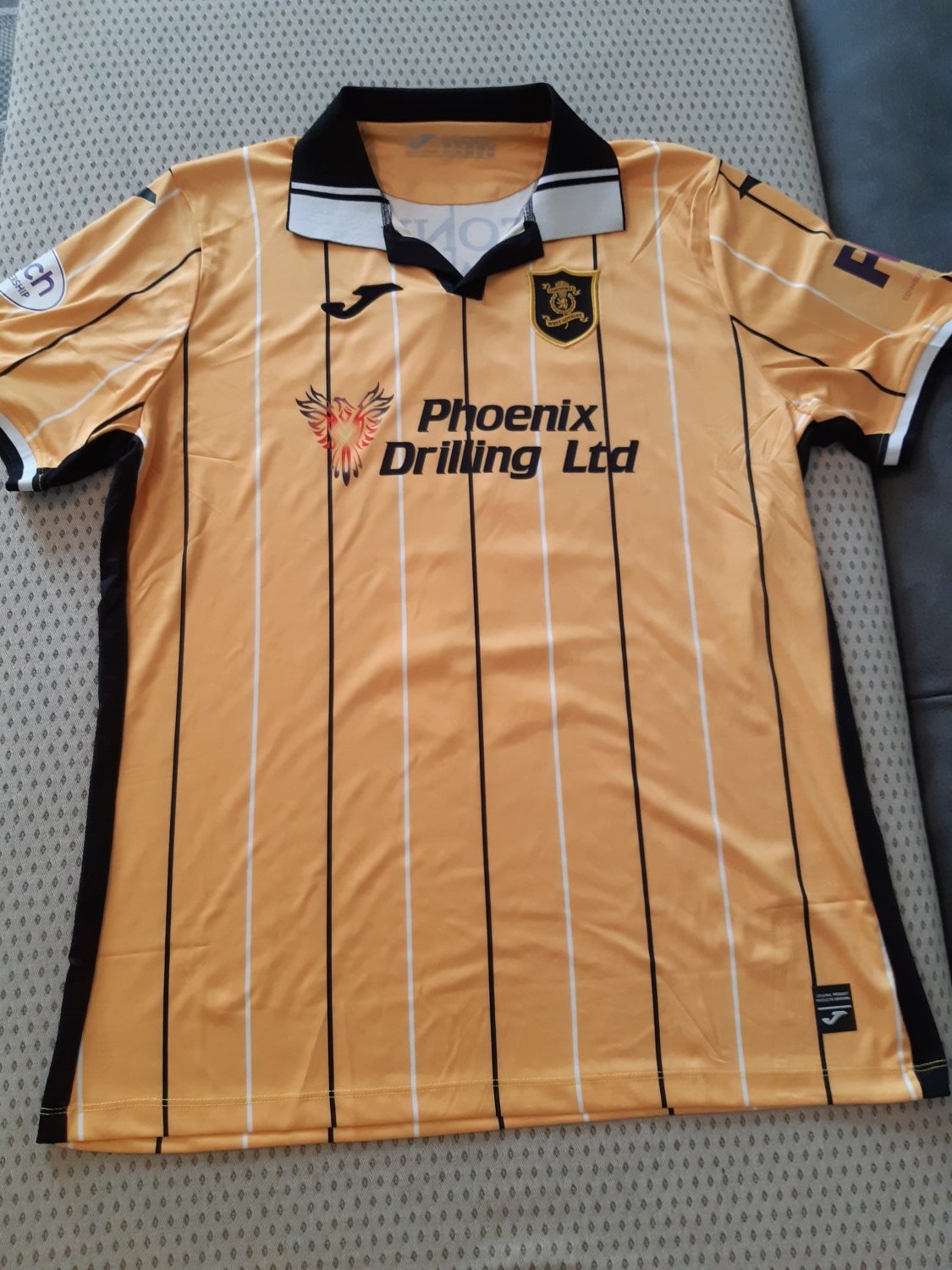 Livingston Home football shirt 2022 - 2023. Sponsored by Phoenix ...