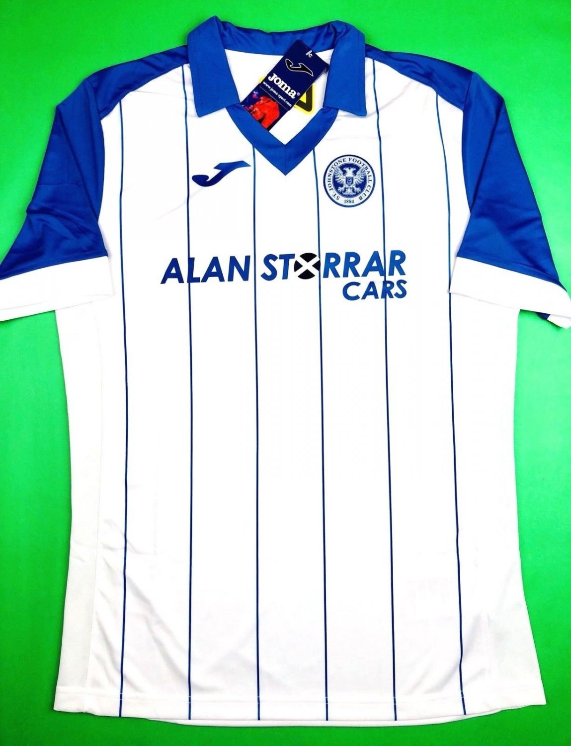 St Johnstone Away football shirt 2017 - 2018. Sponsored by Alan Storrar ...