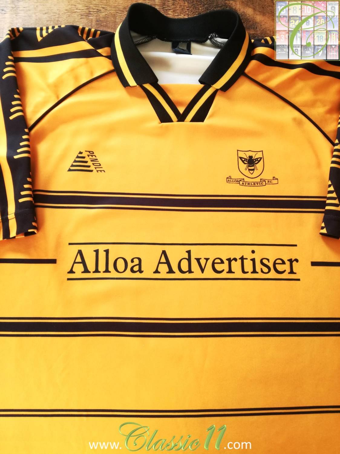 Alloa Home football shirt 2001 - 2002