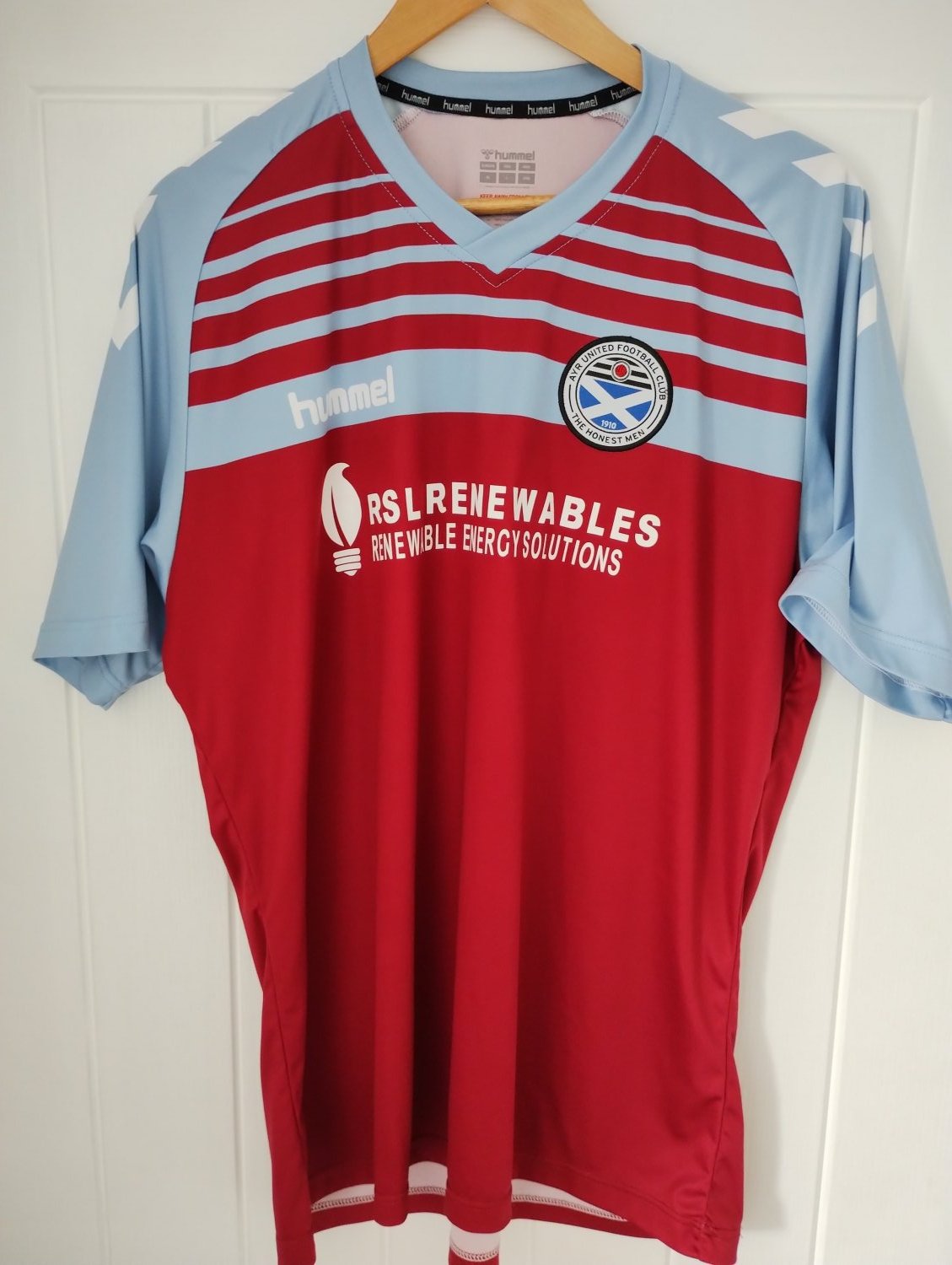Ayr Third football shirt 2022 - 2023. Sponsored by RSL Renewables
