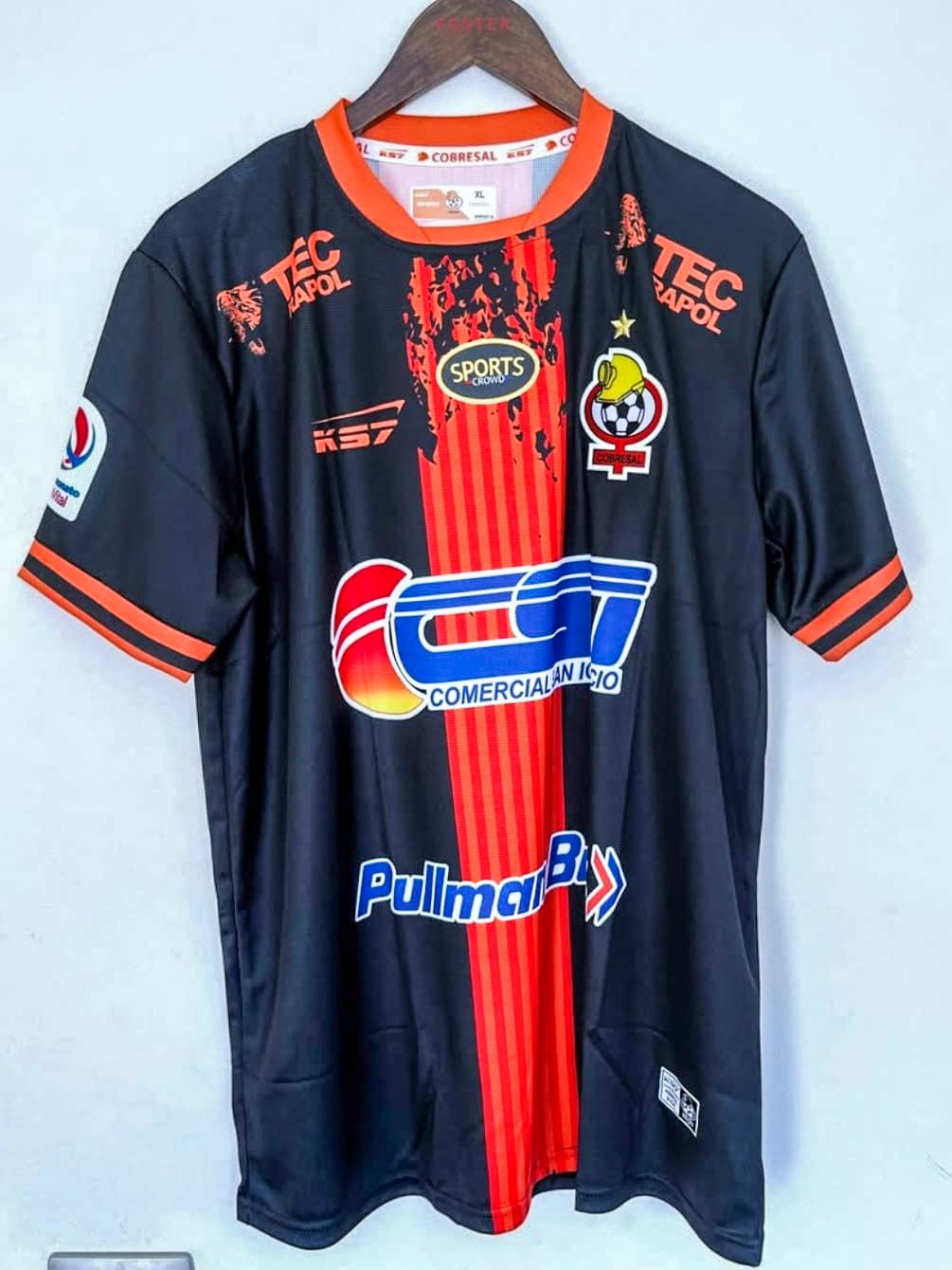 Cobresal Third football shirt 2022. Sponsored by CSI