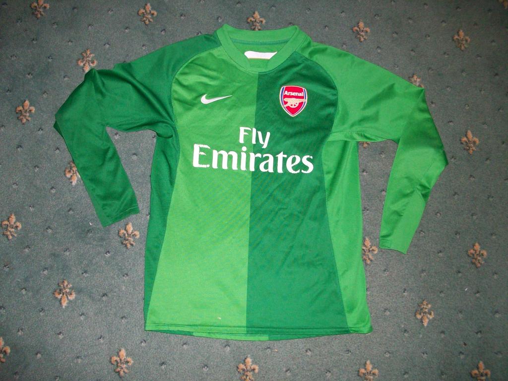 Arsenal Goalkeeper football shirt 2006 - 2007. Sponsored by Emirates