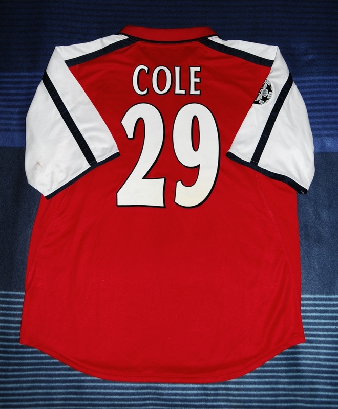 Arsenal Home football shirt 2000 - 2002. Sponsored by Dreamcast