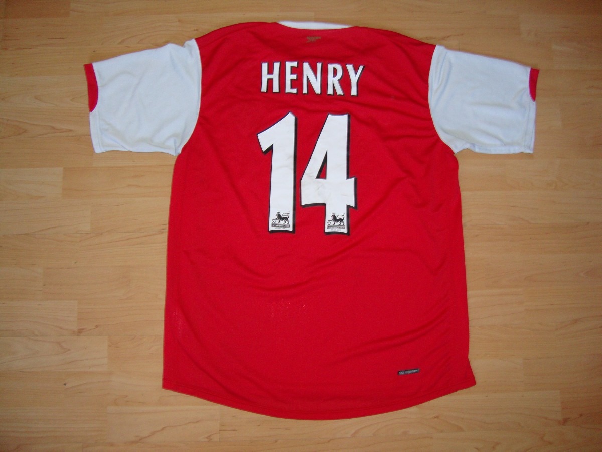 Arsenal Home Camiseta de Fútbol 2006 - 2008. Sponsored by Emirates