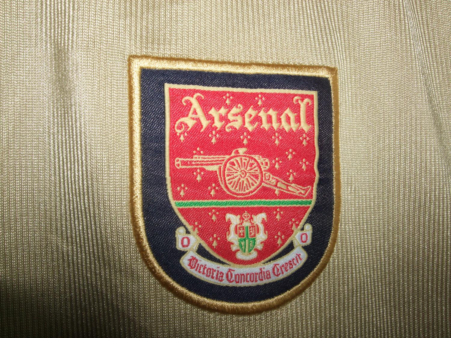 Arsenal Away football shirt 2001 - 2002. Sponsored by SEGA