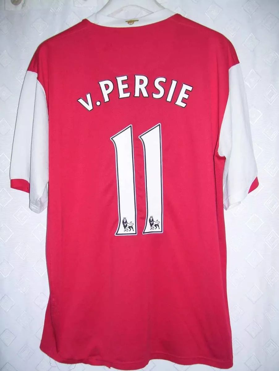 Arsenal Home camisa de futebol 2006 - 2008. Sponsored by Emirates