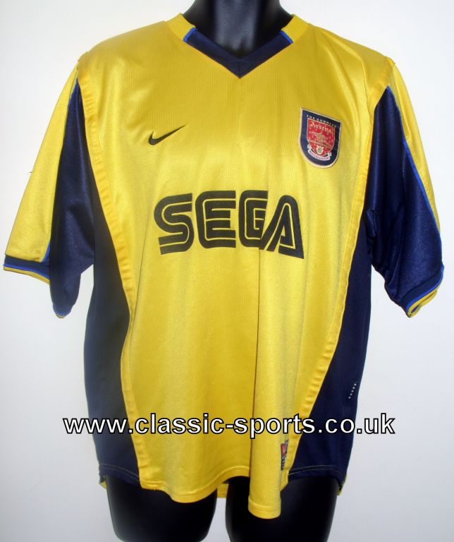 Arsenal Special football shirt 1999. Sponsored by SEGA