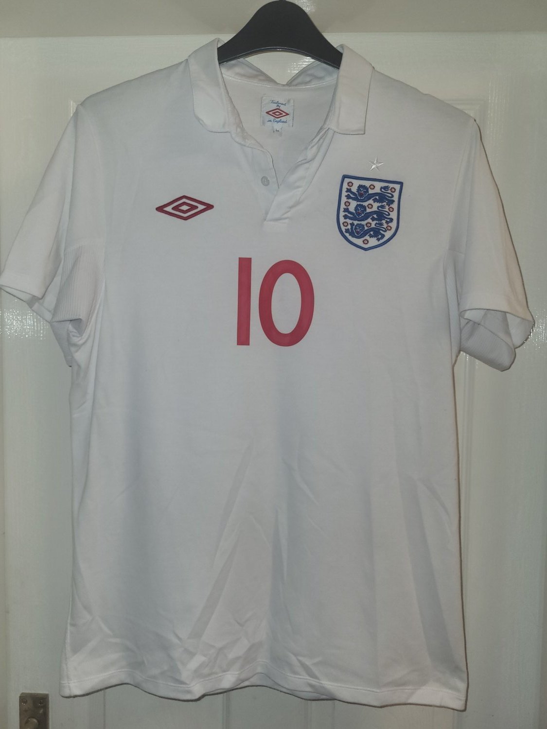 England Home футболка 2009 - 2010.