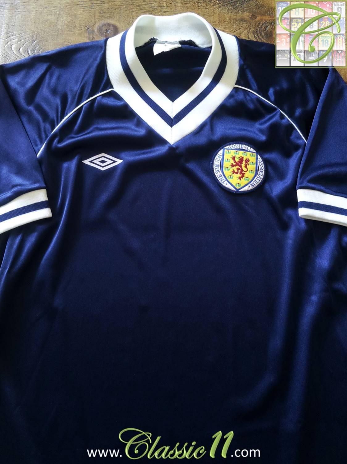 Scotland Home maglia di calcio 1982 - 1985