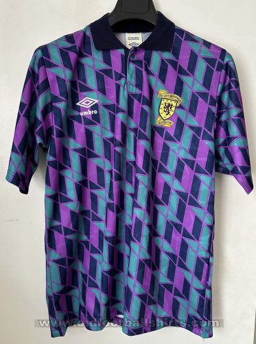 Scotland Training/Leisure football shirt 1988 - 1990