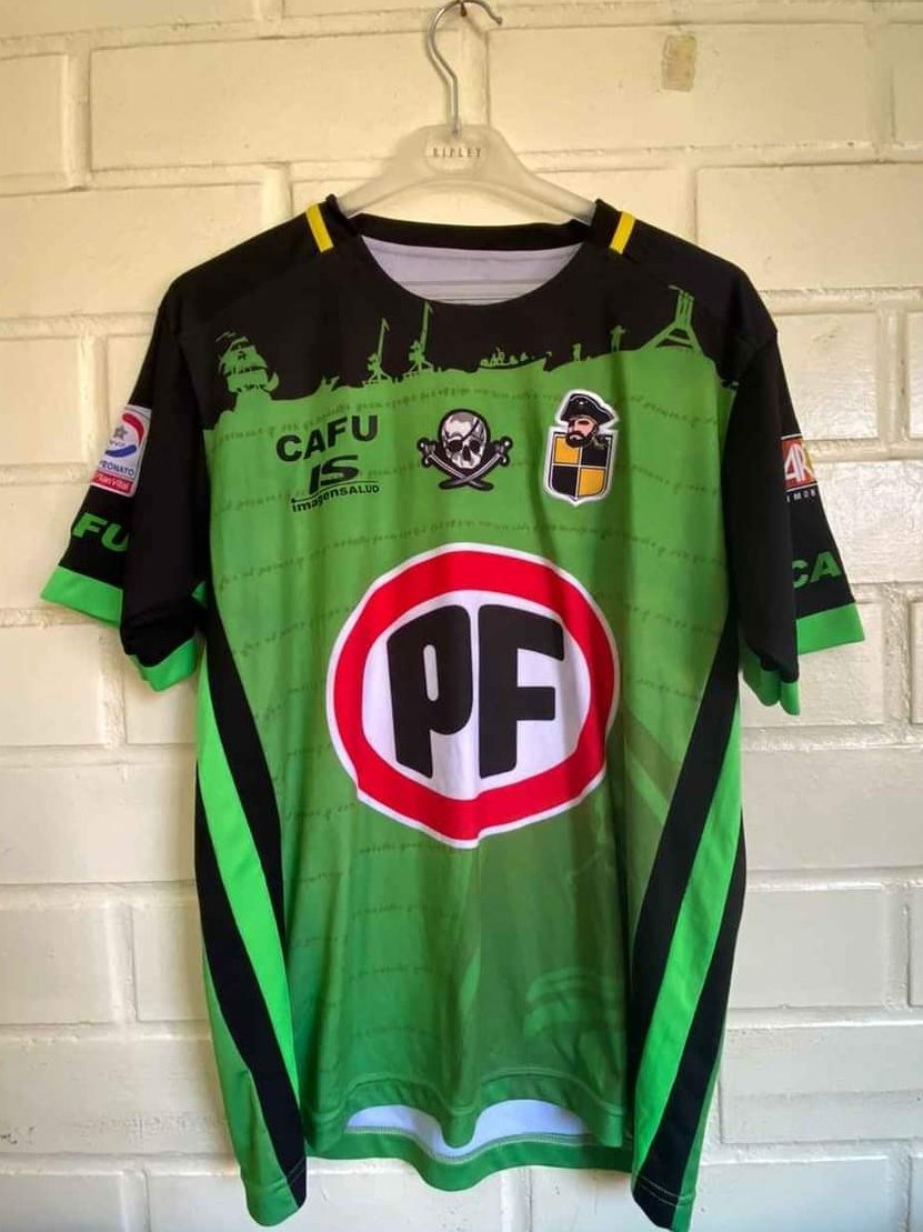 Coquimbo Unido Goalkeeper football shirt 2019. Sponsored by PF