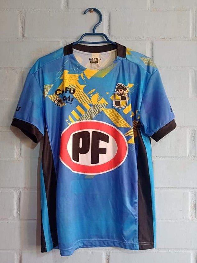 Coquimbo Unido Third football shirt 2020. Sponsored by PF