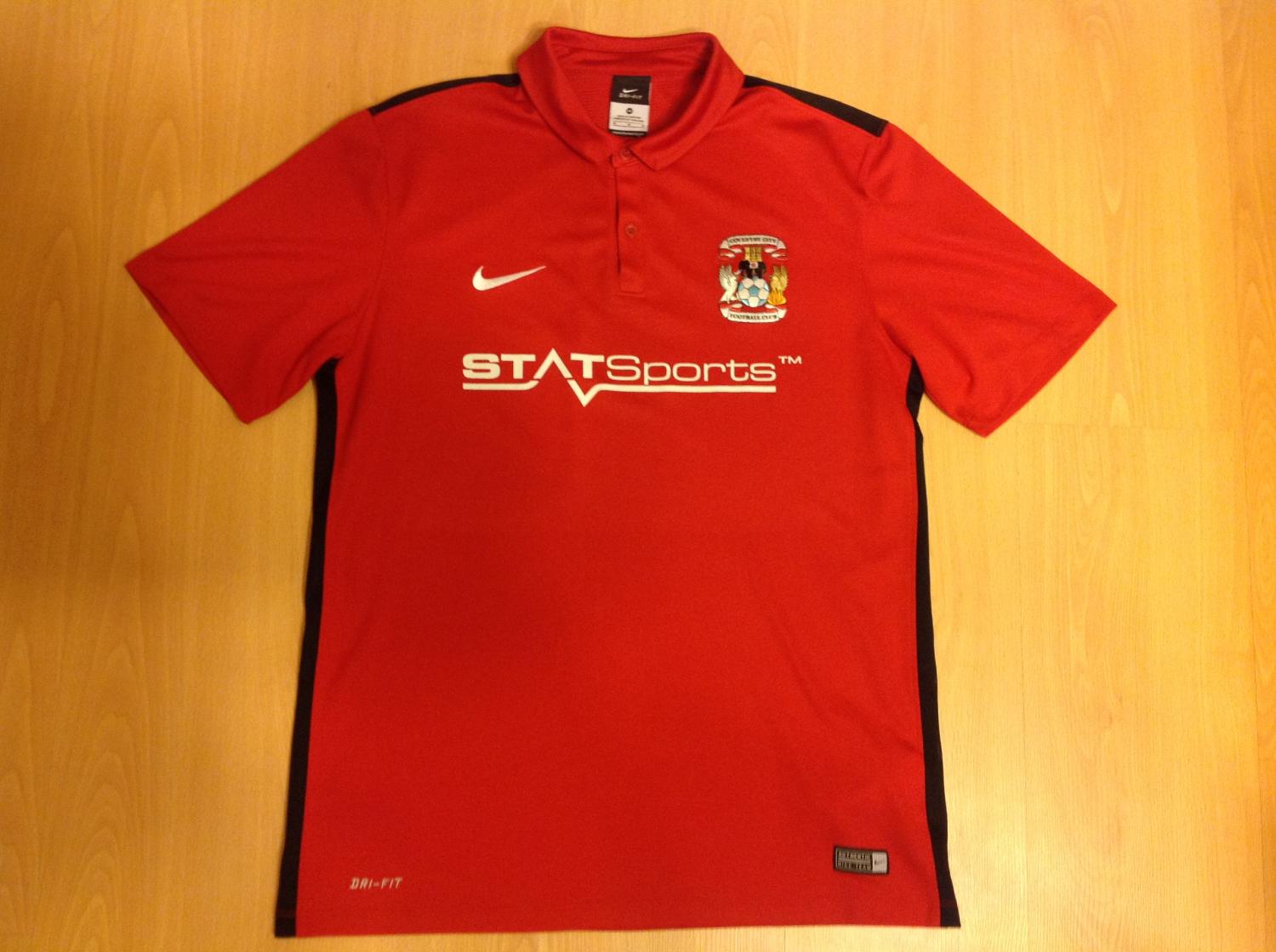 Coventry City Away football shirt 2015 - 2016. Sponsored by StatSports