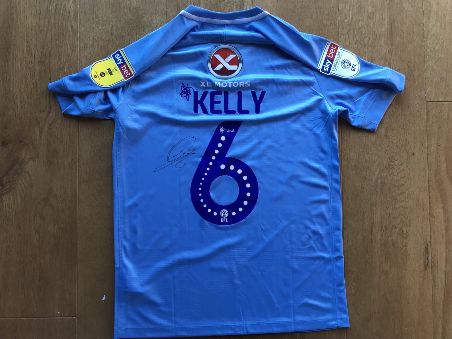 Coventry City Home football shirt 2018 - 2019. Sponsored by Midrepro