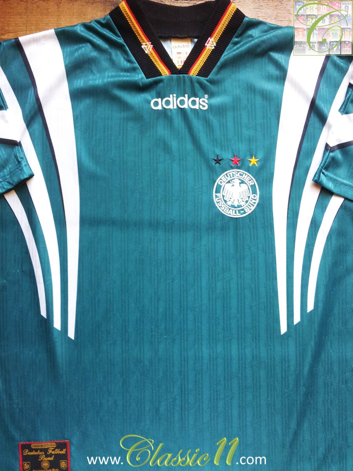 Germany Away football shirt 1996 - 1998