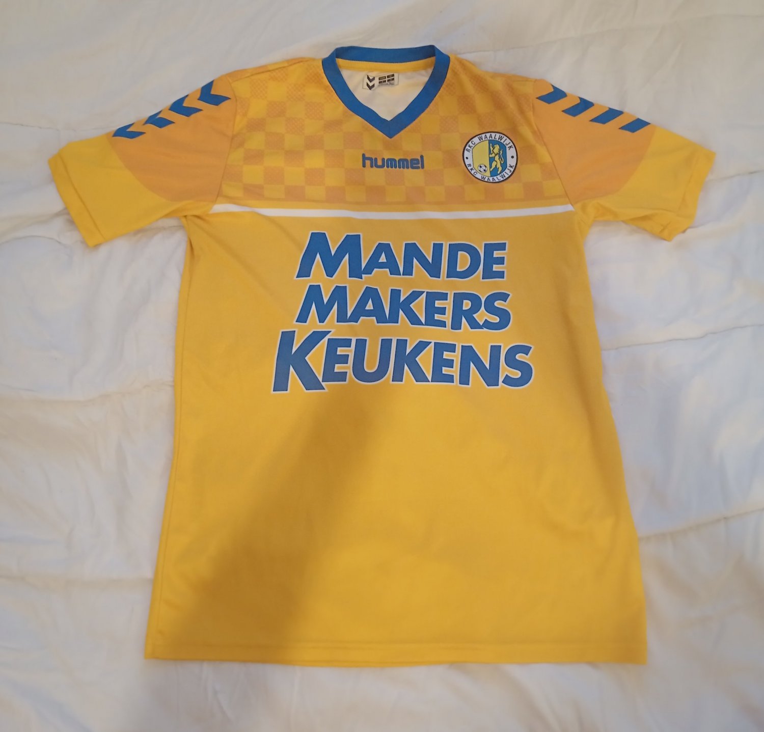 RKC Waalwijk Home football shirt 2013 - 2014. Sponsored by Mande Makers ...