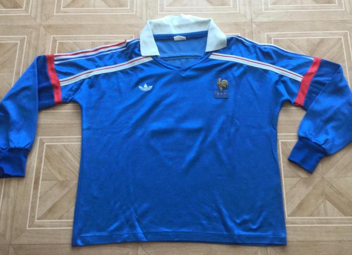 France Home football shirt 1985 - 1989