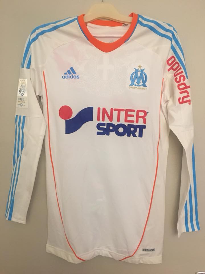 Olympique Marseille Home football shirt 2012 - 2013. Sponsored by Inter ...
