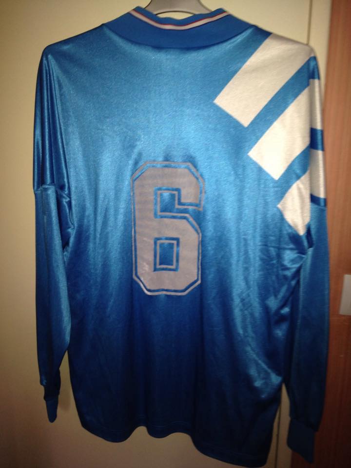 Olympique Marseille Away football shirt 1992 - 1993. Sponsored by ...